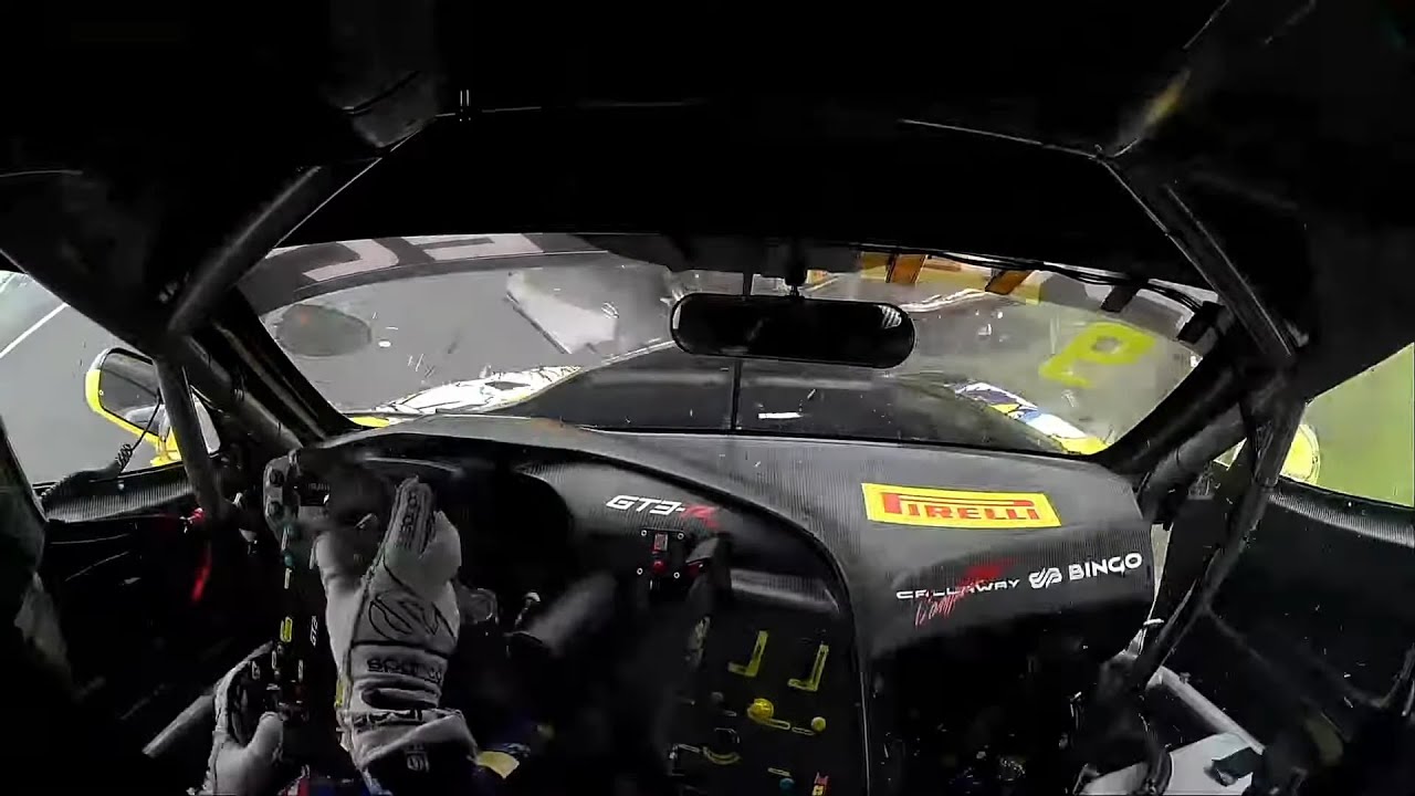 GT3 Corvette Huge Crash Onboard (GTWC) - YouTube