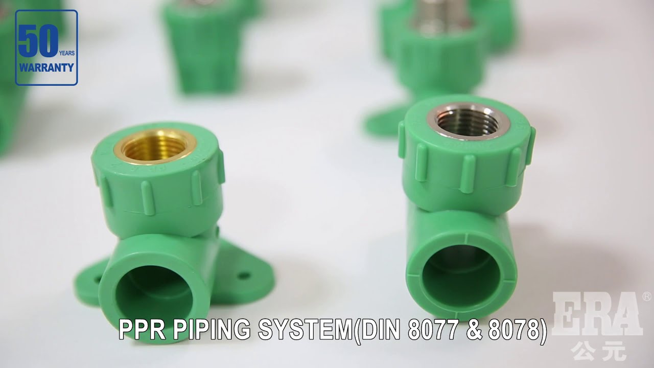 ERA PPR pipe & fitting - YouTube