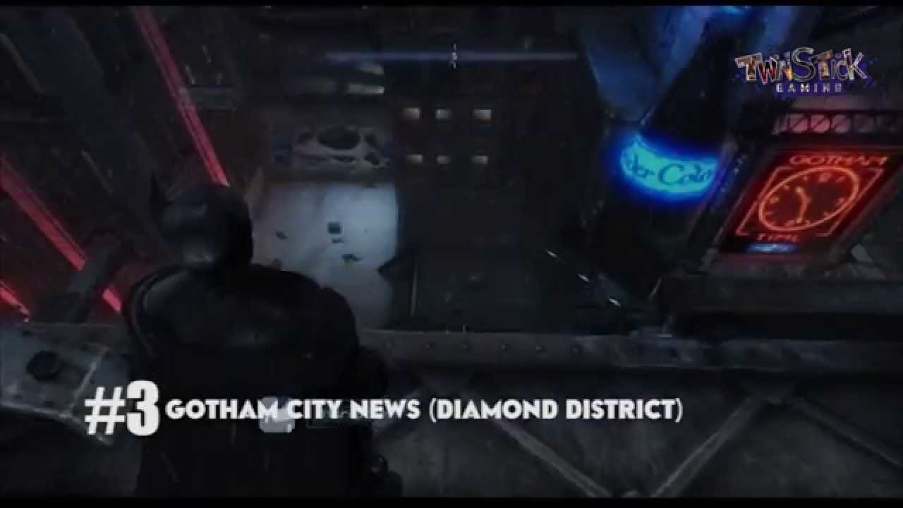 BATMAN ARKHAM ORIGINS: ANARKY TAG LOCATION (COLLECTIBLES + VOICE OF THE ...
