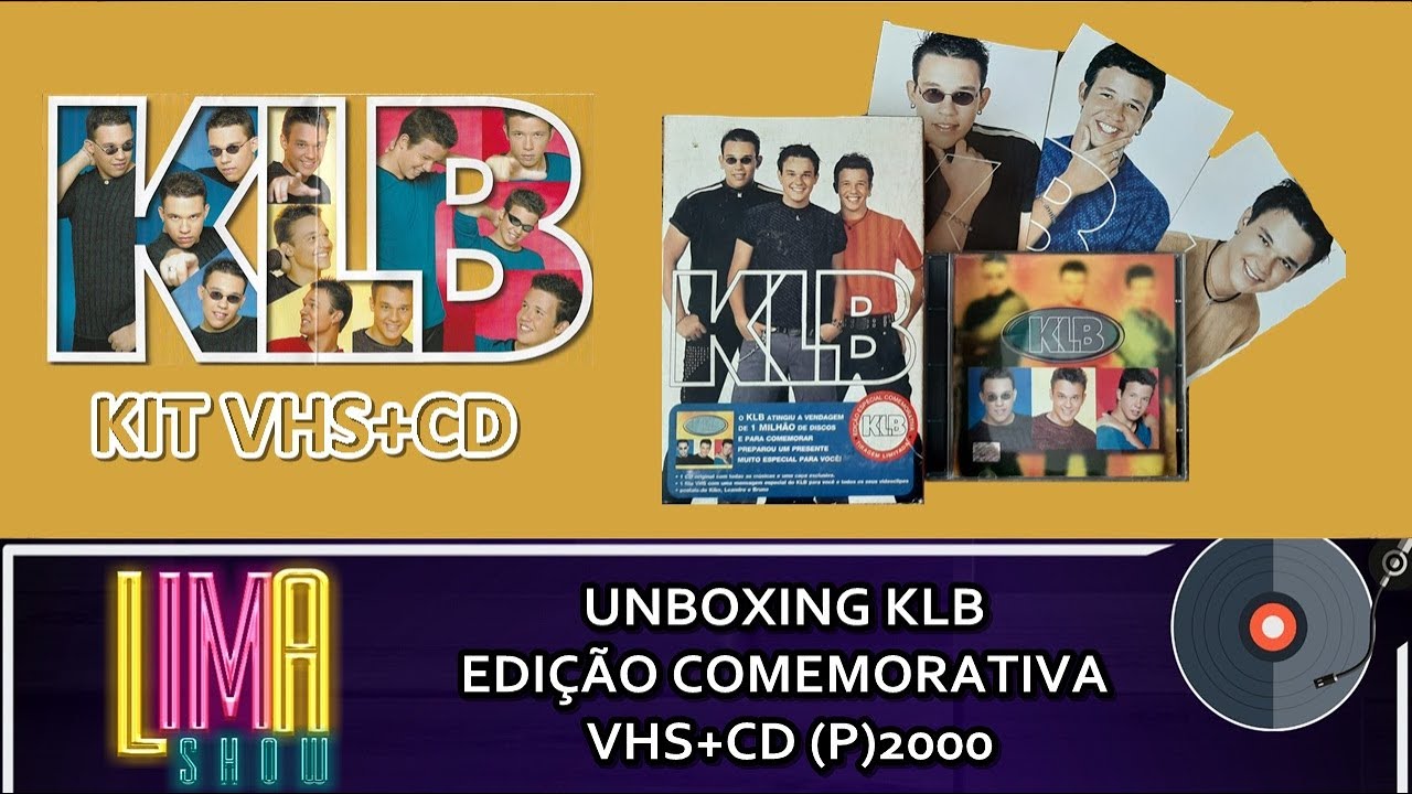 UNBOXING: KIT KLB 2000 - CD + VHS Edição Limitada (A Dor Desse Amor ...