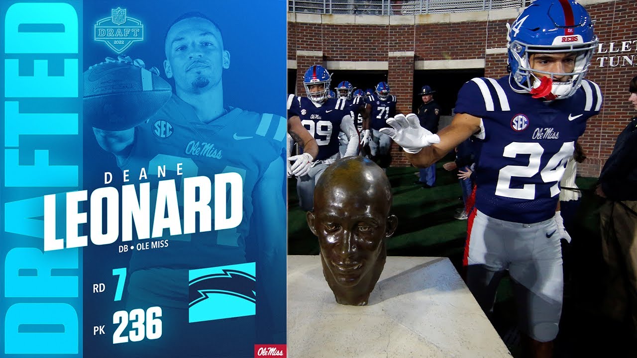 NFL Draft 2022 - Chargers Select Deane Leonard - YouTube