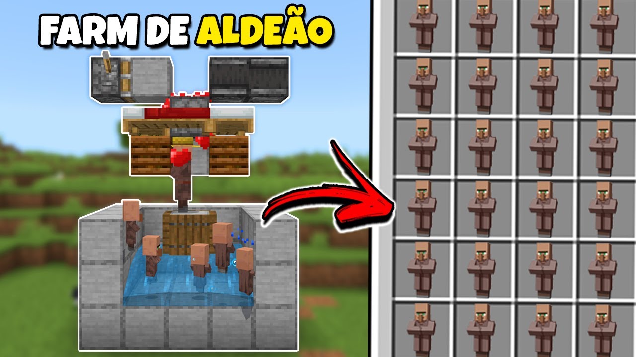 FARM de VILLAGER INFINITO no Minecraft Bedrock & Java 1.21/26+! - YouTube