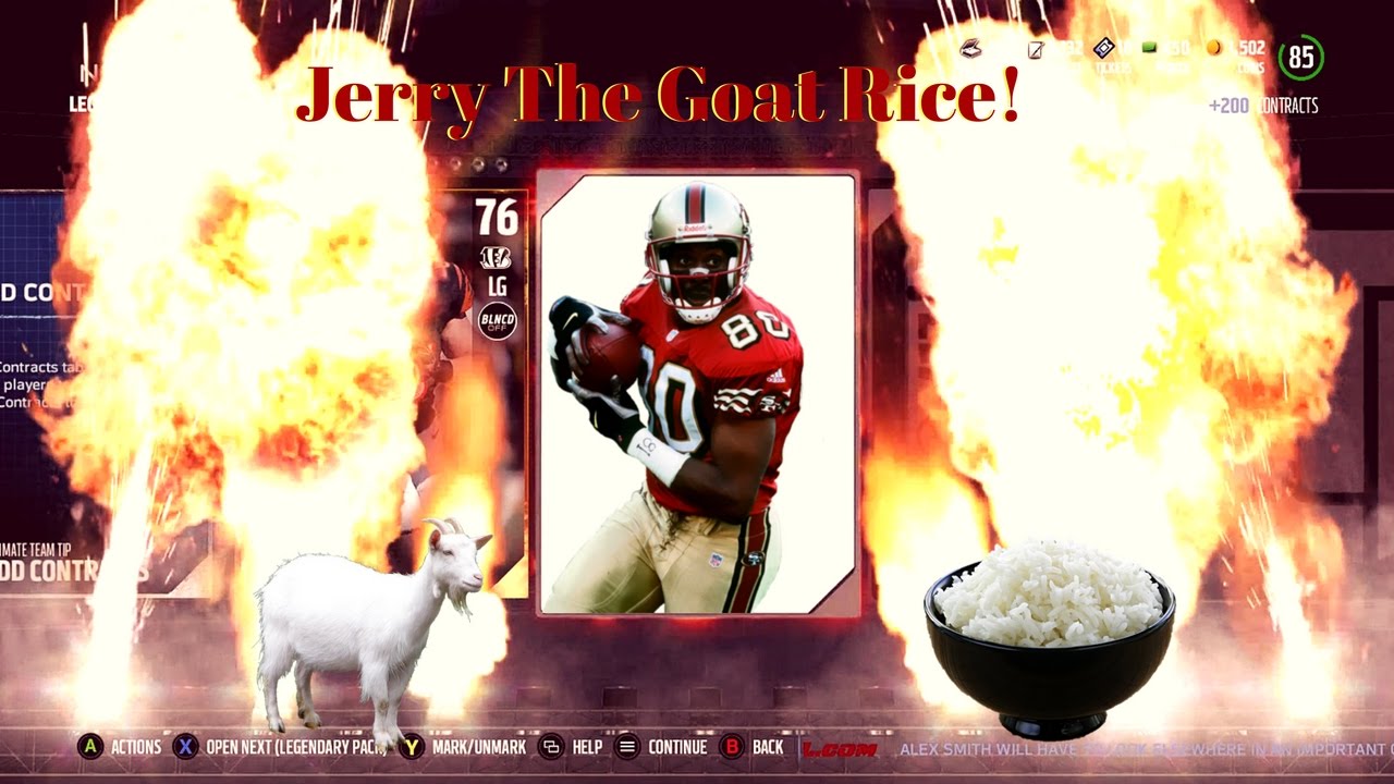 Jerry The Goat Rice! MUT Gameplay! - YouTube