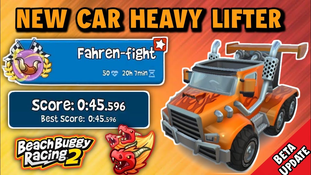 New Beta Update 🤩 | New Car 🚨 Heavy Lifter 🏋️ | New Race Modes | Beach ...
