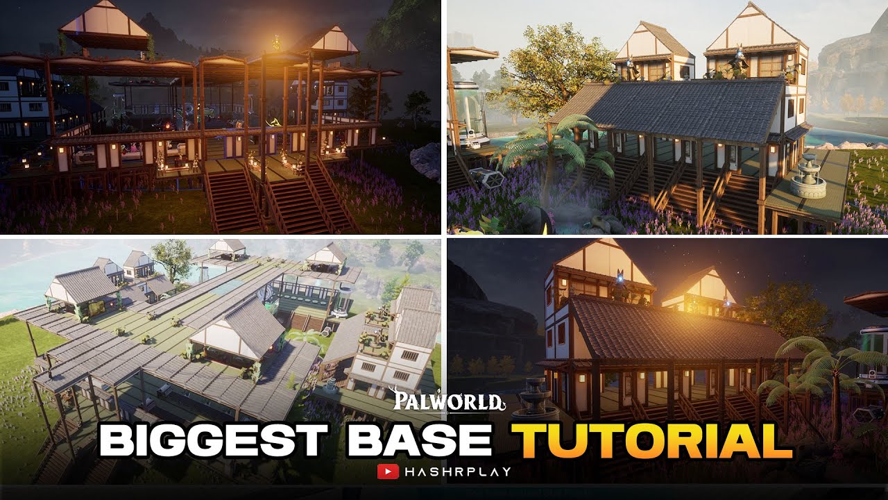 🔥 PALWORLD BUILD TOUR AND BEGINNER BASE TUTORIAL 🔥#palworld #gameplay ...