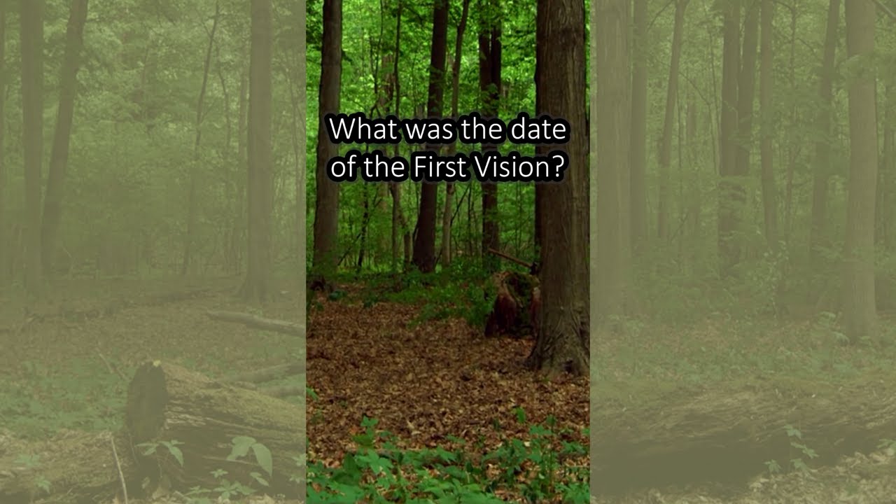 Uncovering the Mystery of the date of the First Vision - YouTube