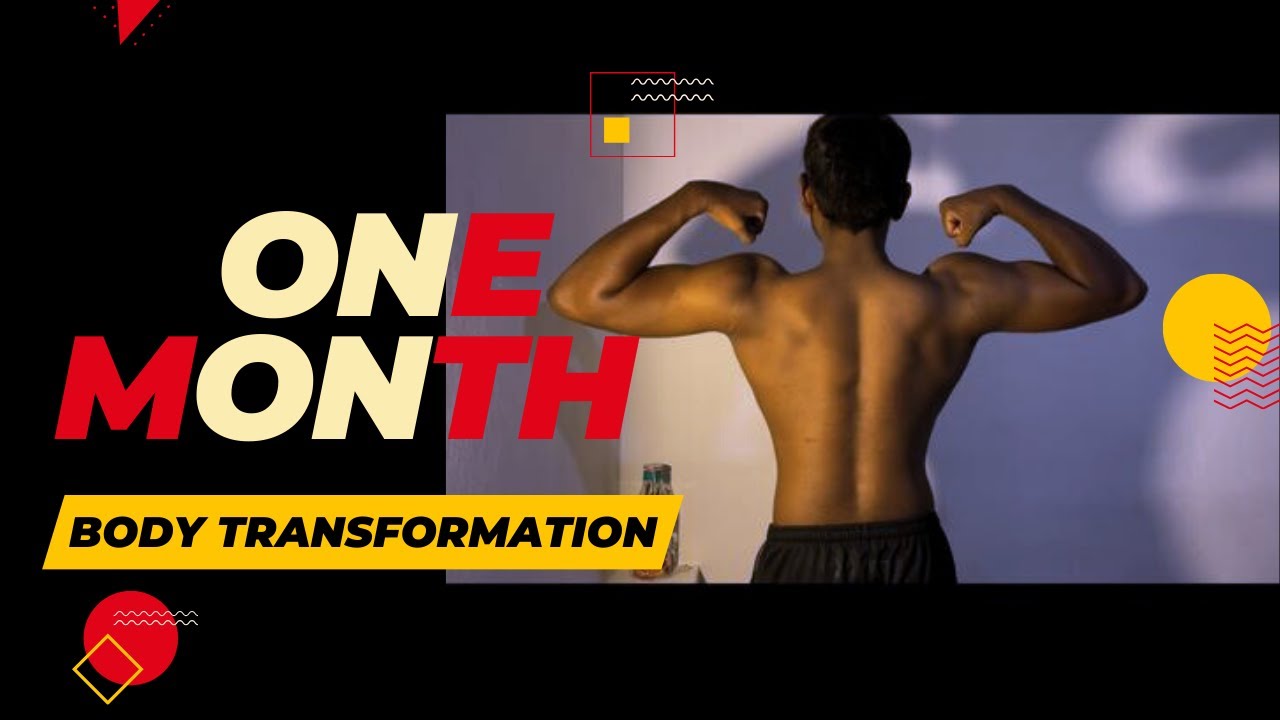 "1-Month Fitness Journey: Progress and Positive Changes" - YouTube