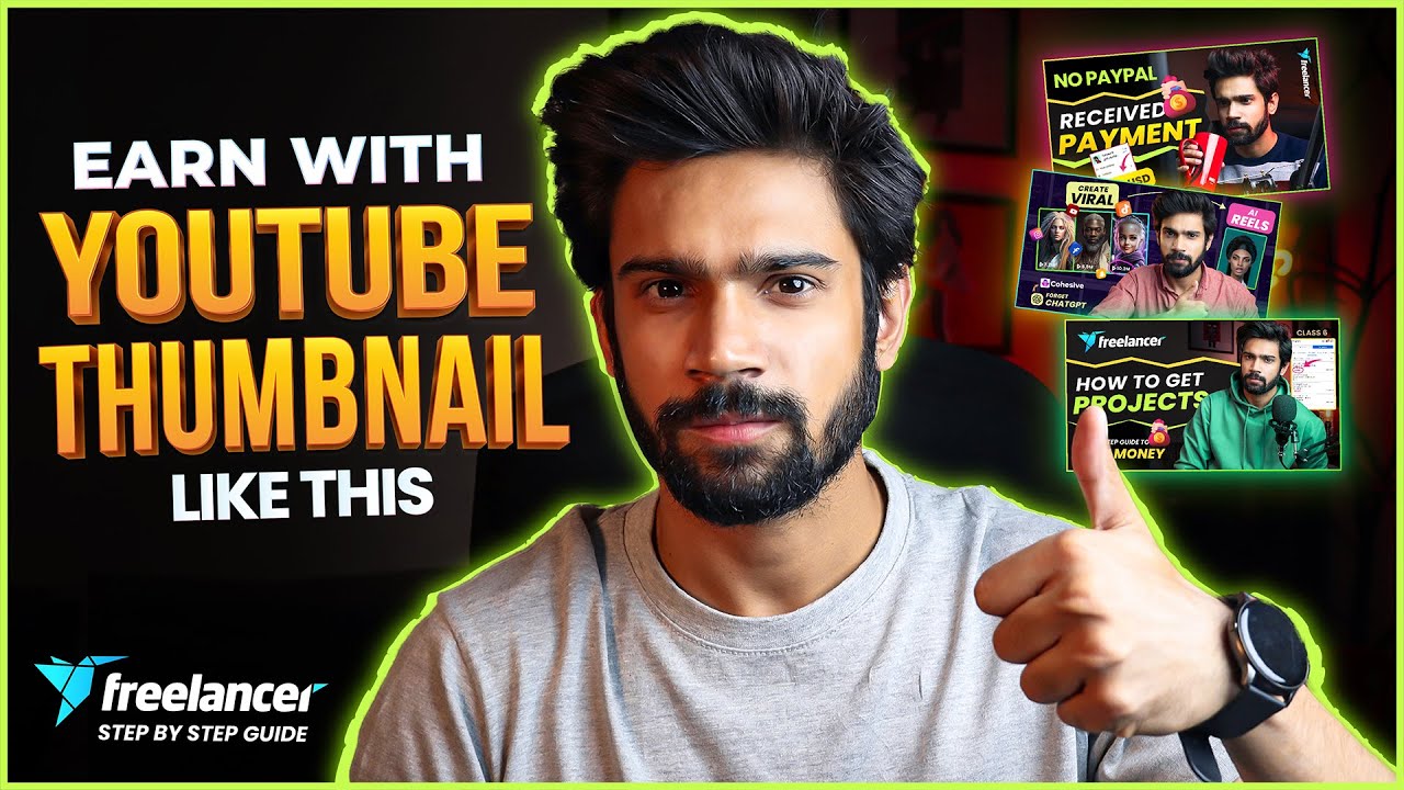 Make Professional Youtube Thumbnails In Photoshop Live Complete Process Youtube