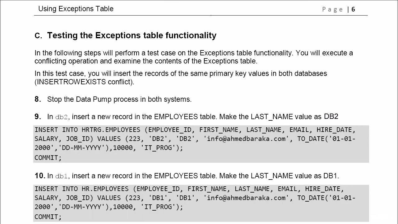 45 Practice 19 Using Exceptions Table - YouTube