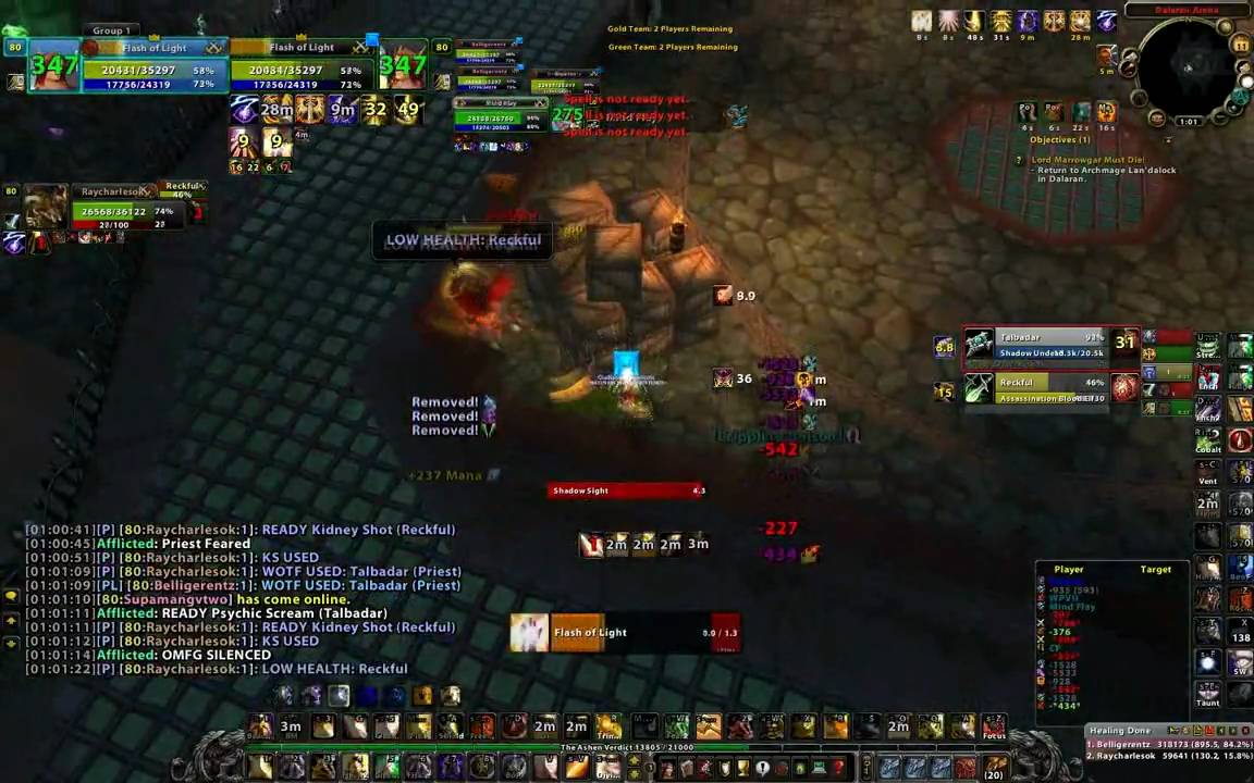 Paladin/Warrior Loss vs. Shadowpriest/Rogue Belligerentz / Raycharles ...