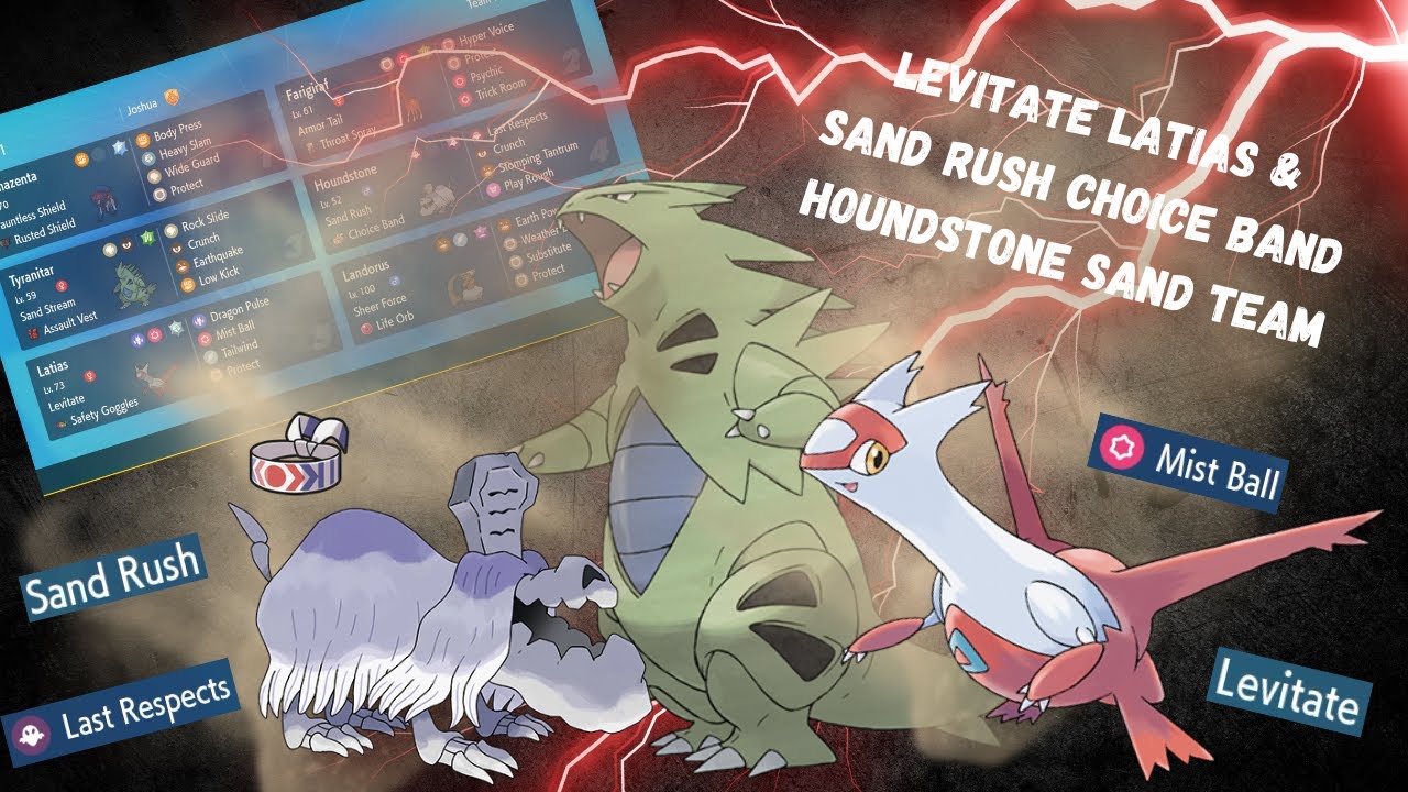 LEVITATE LATIAS & CHOICE BAND SAND RUSH HOUNDSTONE DOMINATE REGULATION ...