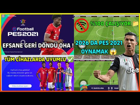 PES 2021 MOBİLE ÇIKTI ! İNTERNETSİZ MOD NASIL İNDİRİLİR ? DETAYLI KURULUM ! %100 ÇALIŞIYOR 😱