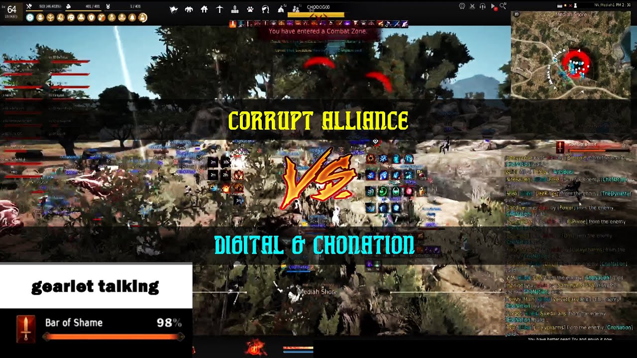 BDO - Mediah Siege - 15 vs 2 Defeat - YouTube