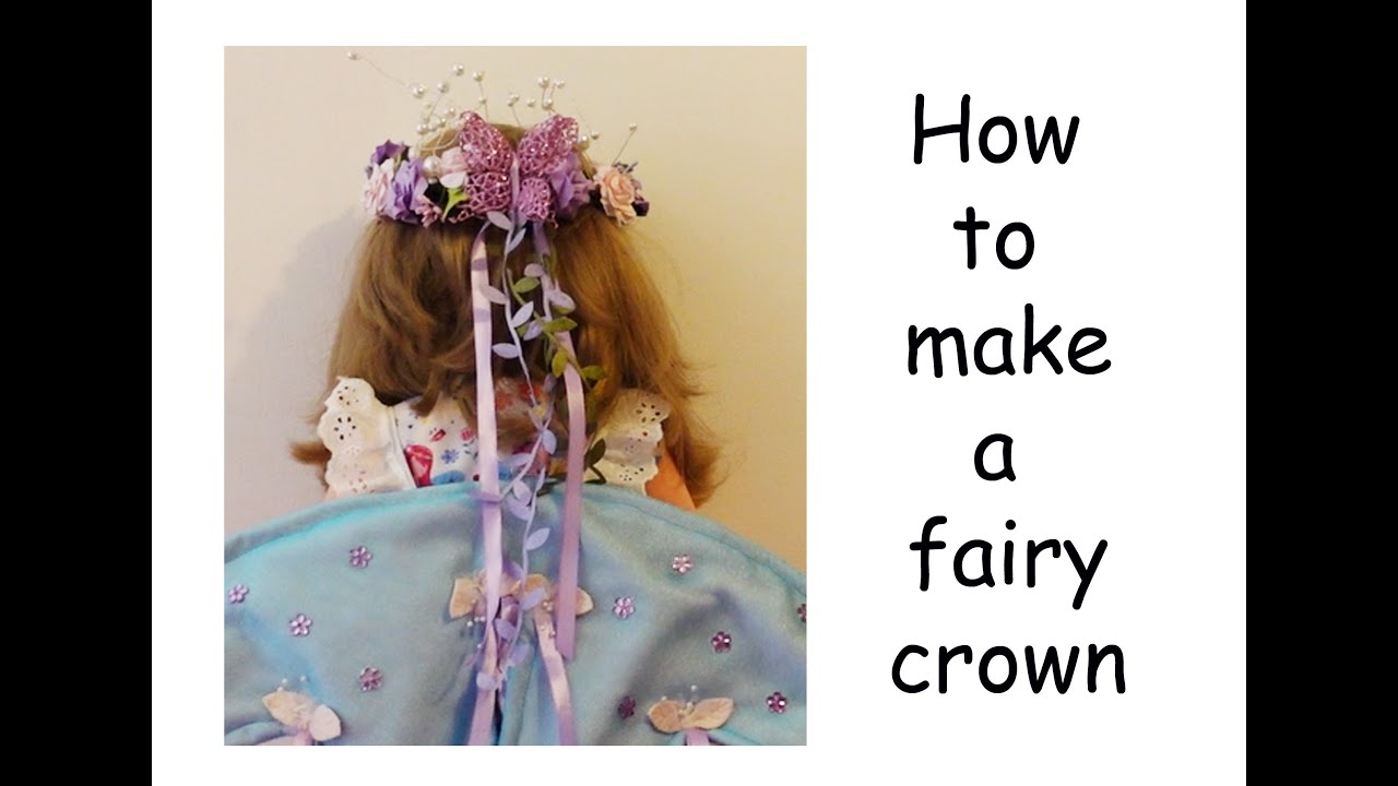 How to make a fairy crown - YouTube