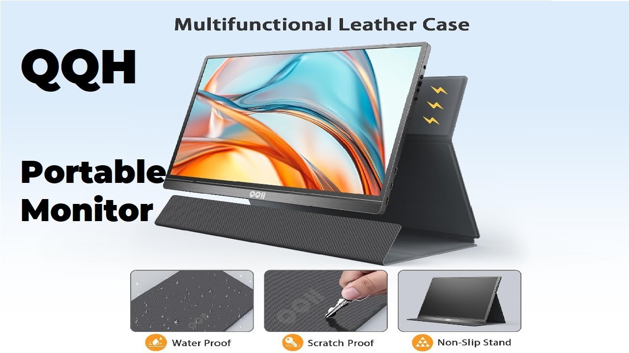 QQH Portable Monitor 15.6inch FHD 1080P - YouTube