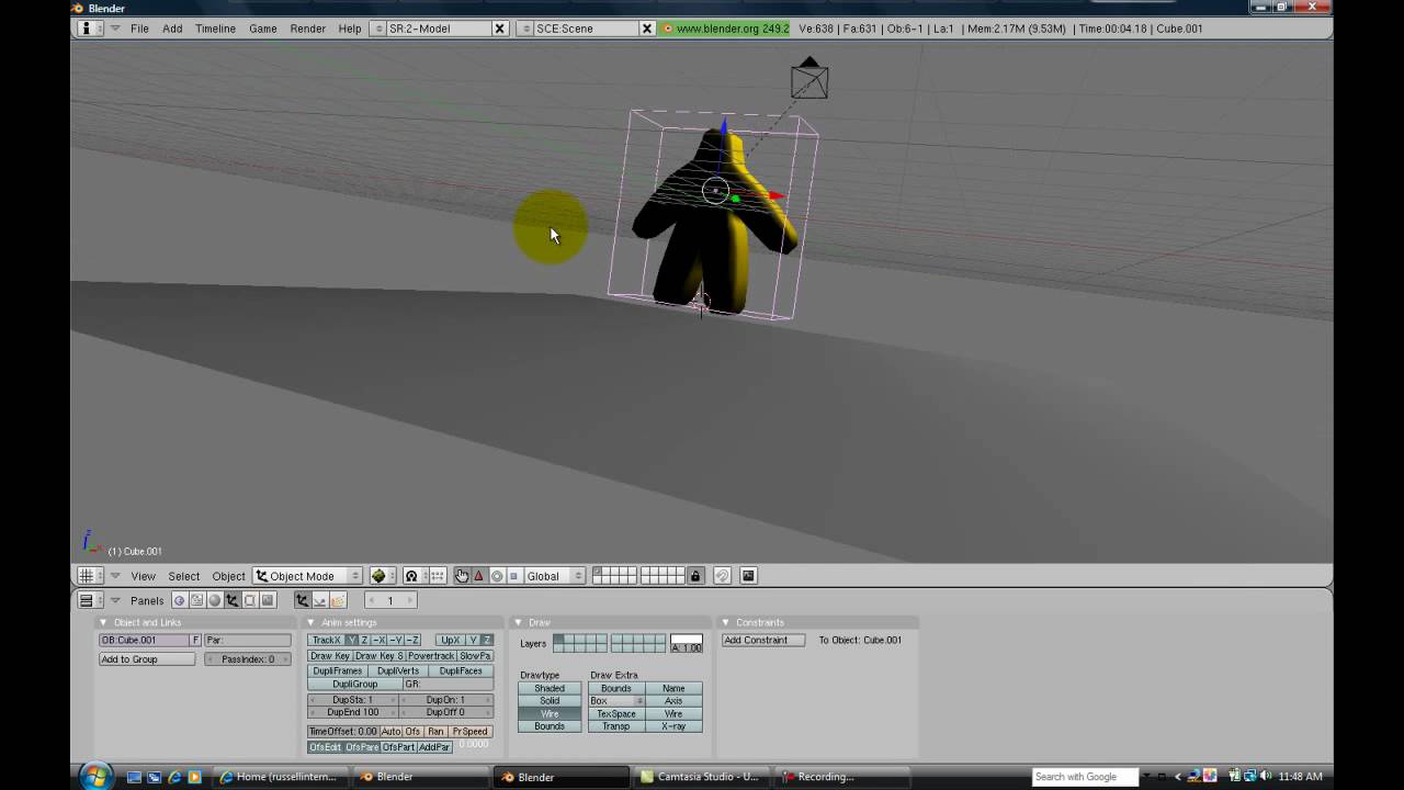 Blender 3D BGE Intermediate Tutorial Part 2 - YouTube