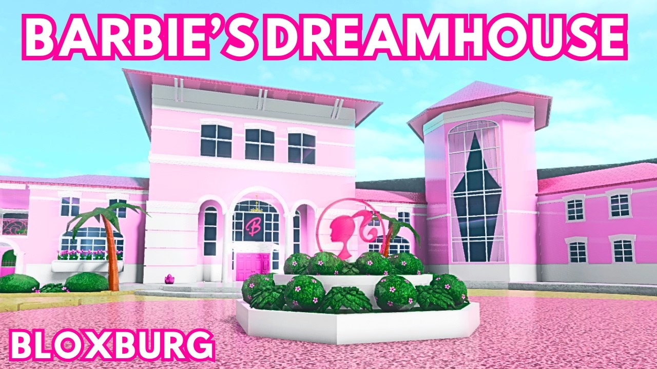 I BUILT A BARBIE DREAMHOUSE in Bloxburg... AND IT'S AMAZING - Roblox ...