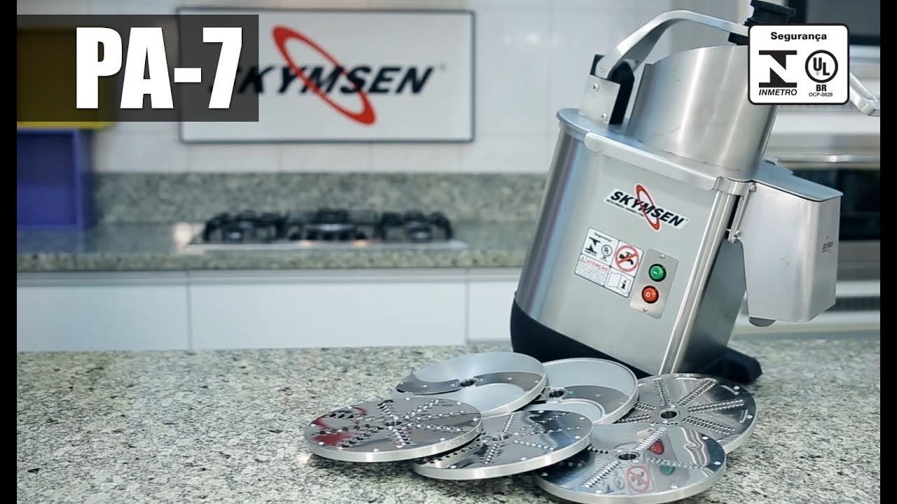 Processador De Alimentos Industrial 6 Discos Skymsen Linha Pa7 Siemsen ...