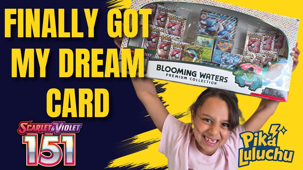 Opening Pokémon 151 Blooming Water Booster Packs – Insane Pulls & Crazy ...