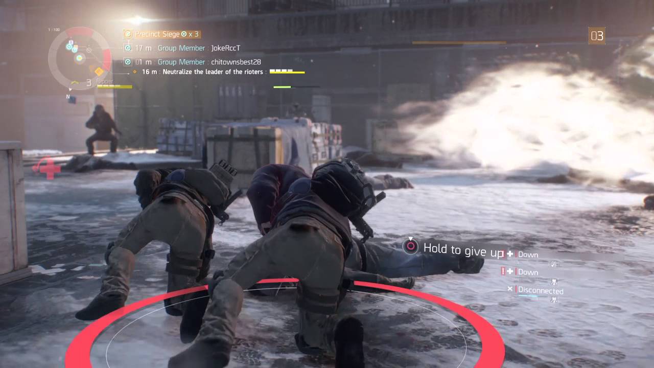 Tom Clancy's The Division™ 1rst boss fight - YouTube