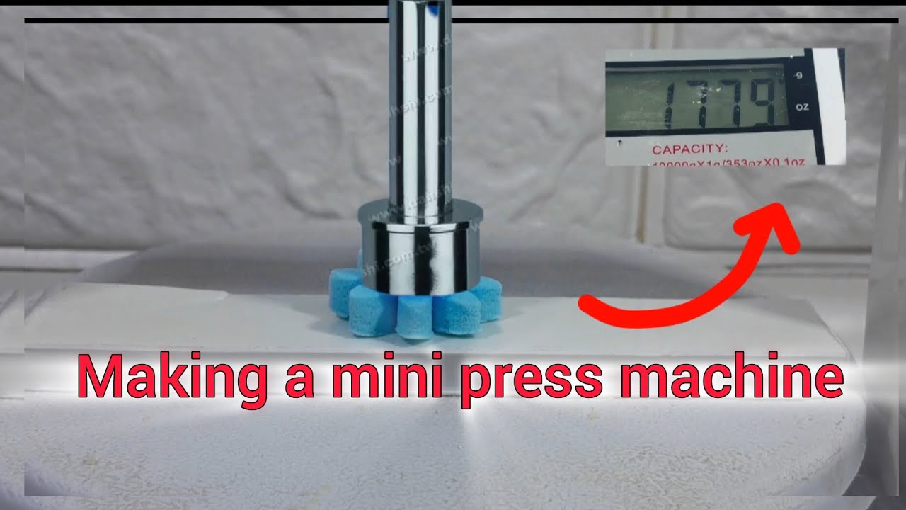 Making a mini press machine. - YouTube