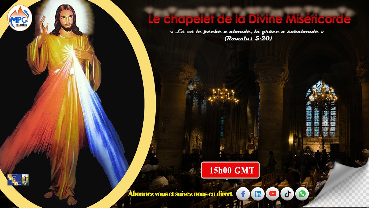 CHAPELET DE LA DIVINE MISERICORDE - YouTube
