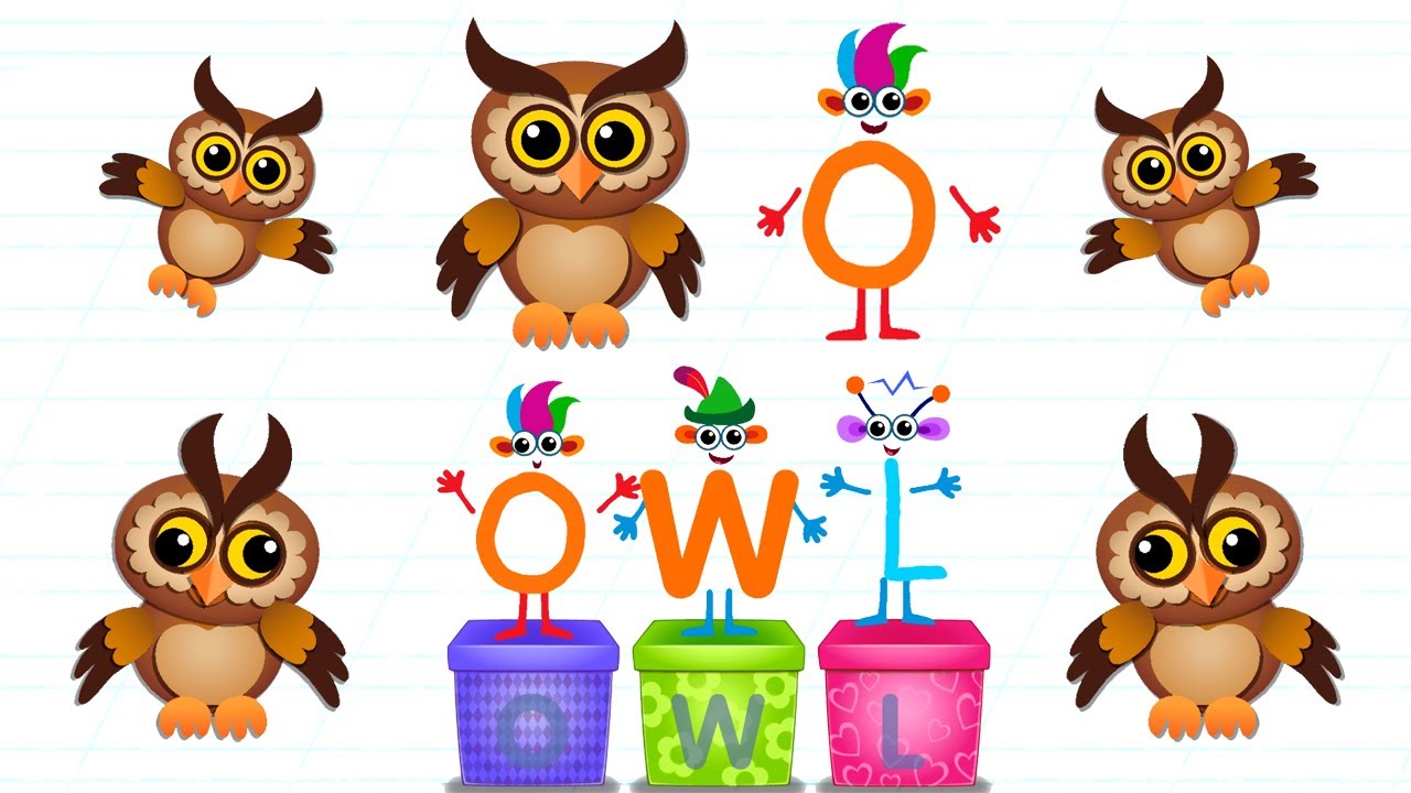 Bini ABC Alphabet #15 - Learn to write the letter O and spell the word ...