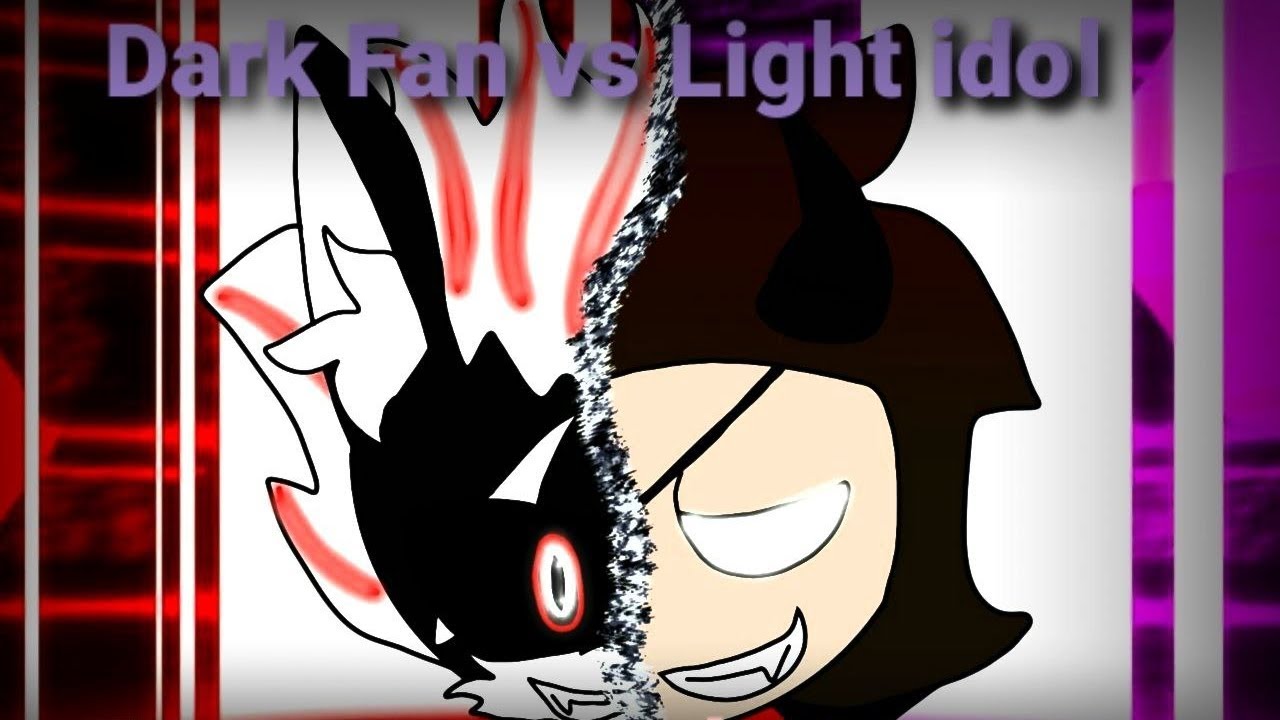 (fnf mashup) Dark fan vs Light idol. Blaster canon × Z-pentance/Blaster ...