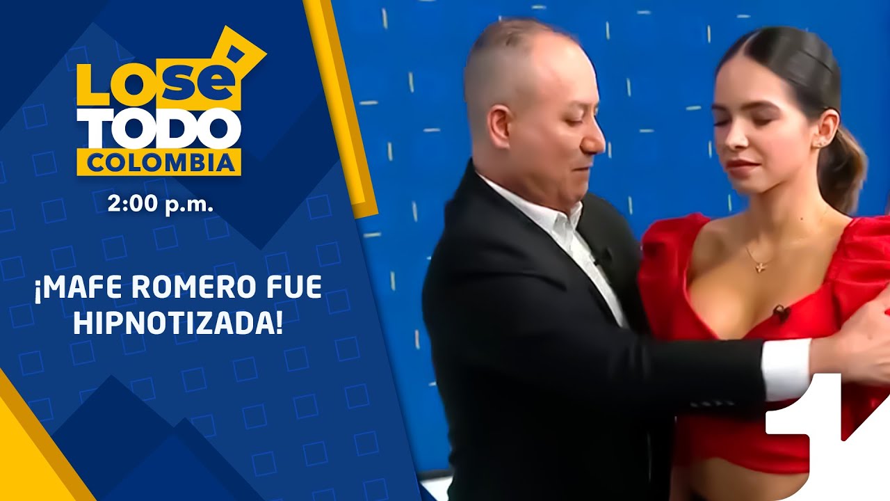 Mafe Romero fue hipnotizada y su cuerpo estuvo al límite - YouTube