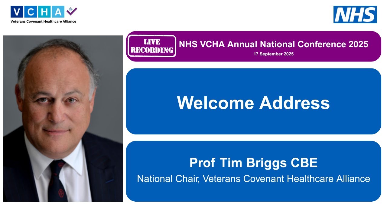 NHS VCHA Annual National Conference 2025 | Welcome Address | Prof Tim ...