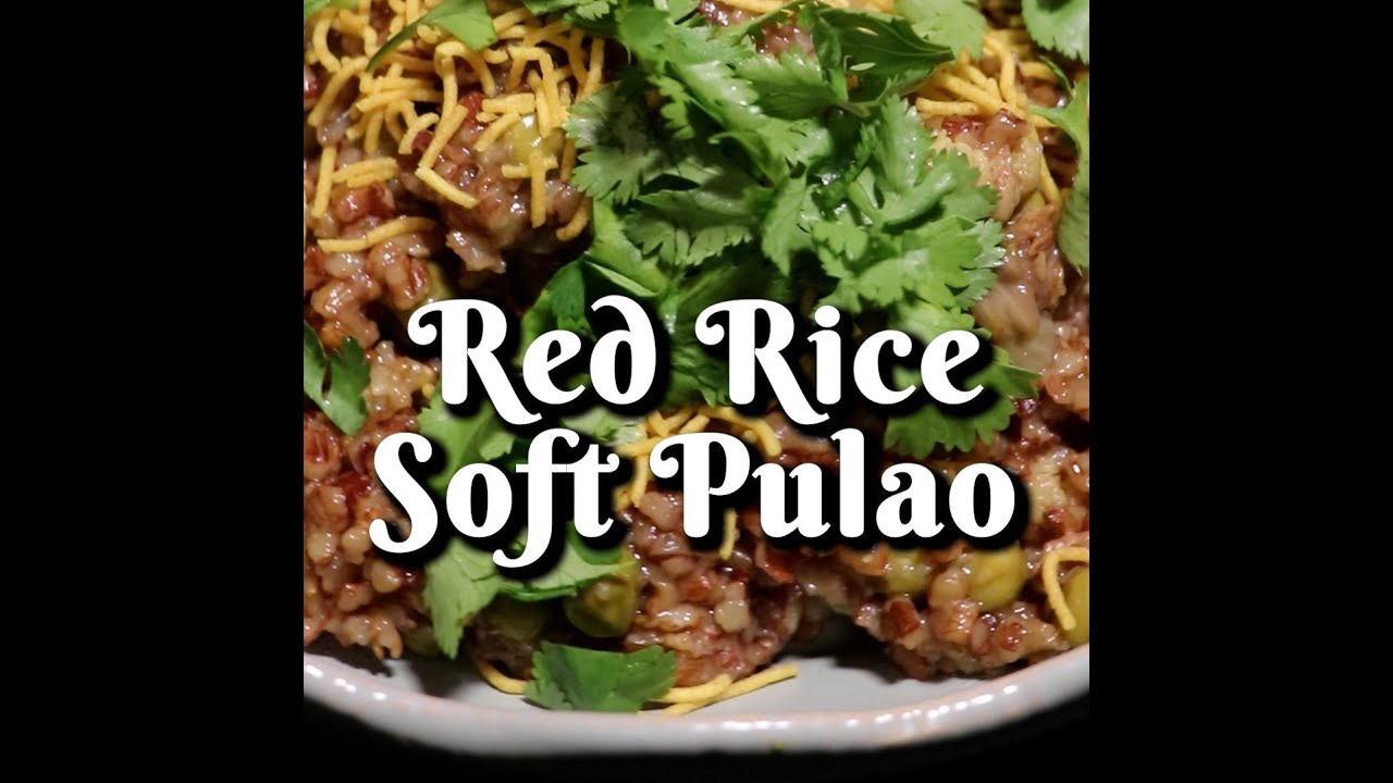 Red Rice Vegetable Pulao (Fried Rice) - YouTube