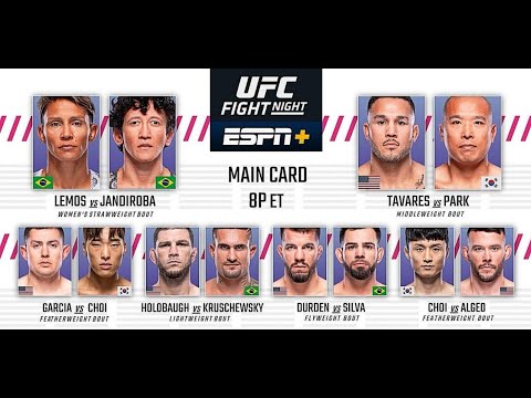 UFC Vegas 94 / Разбор и Прогноз / Жандироба - Лемос /( Main card ...
