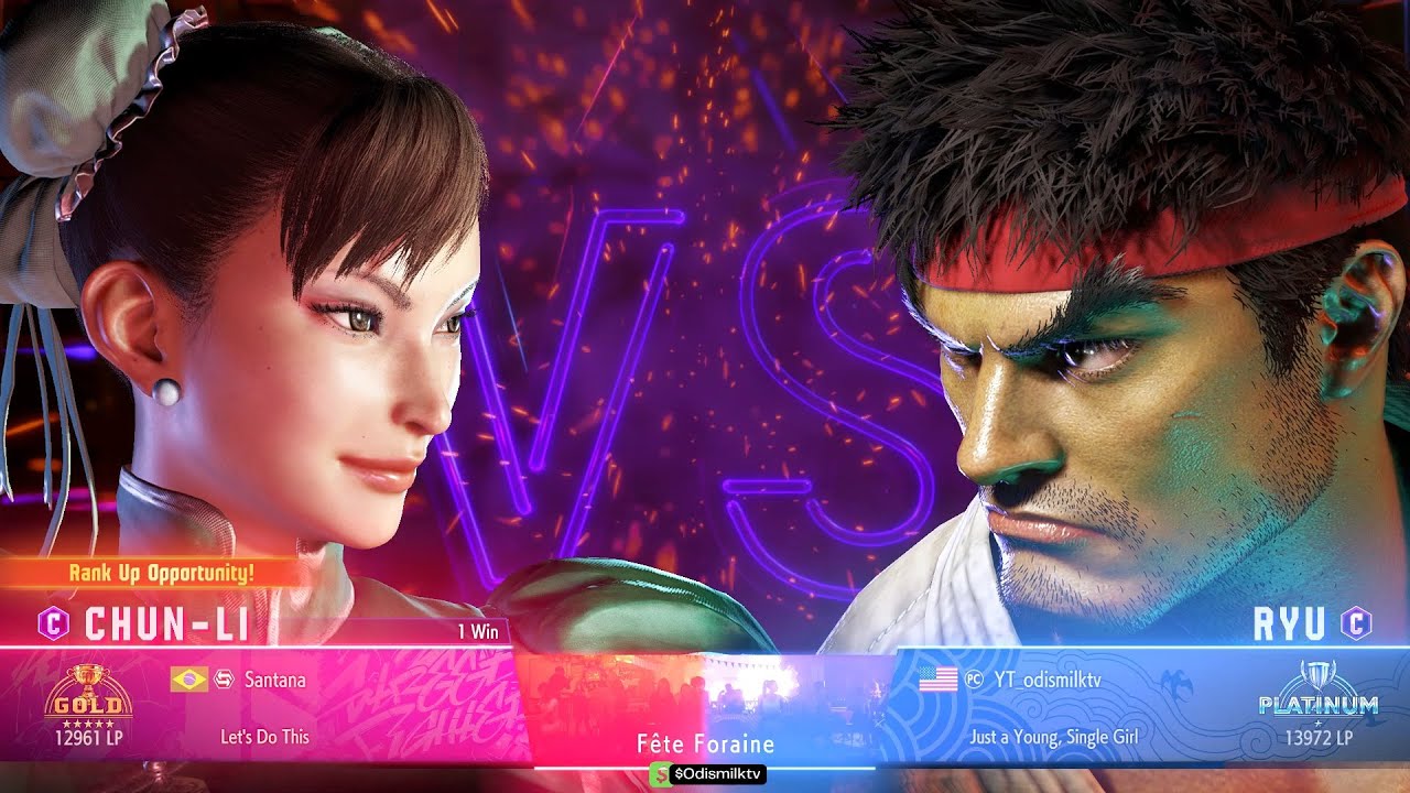 Platinum Ranked Street Fighter 6: Ryu Blocks Rank Up - YouTube