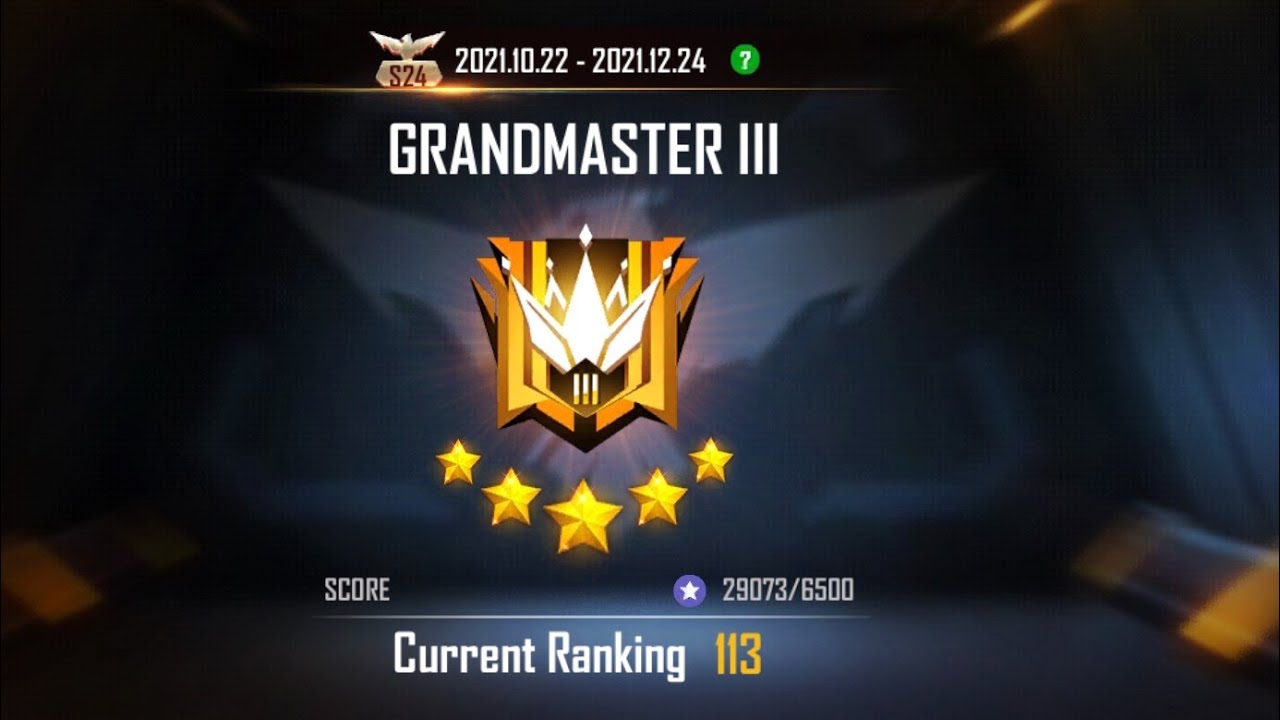 FF/ grandmaster gameplay 💥pushing to region top 100 😎🤏 - YouTube