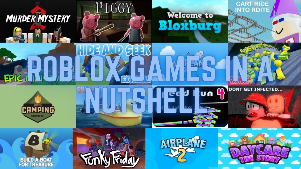 Roblox Games in a Nutshell - YouTube
