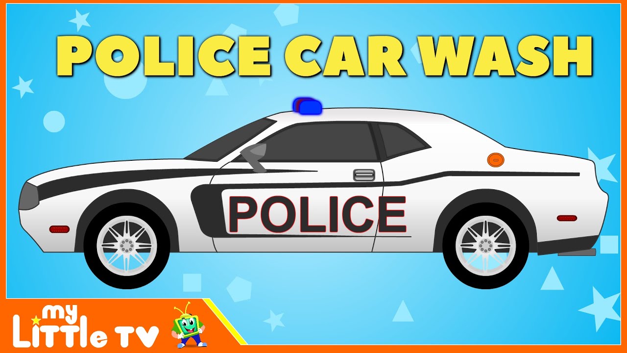 Police Car Wash | Police Chase | Videos for Children | My Little TV ...