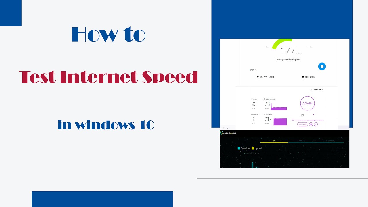 How to Measure your Internet Speed - YouTube