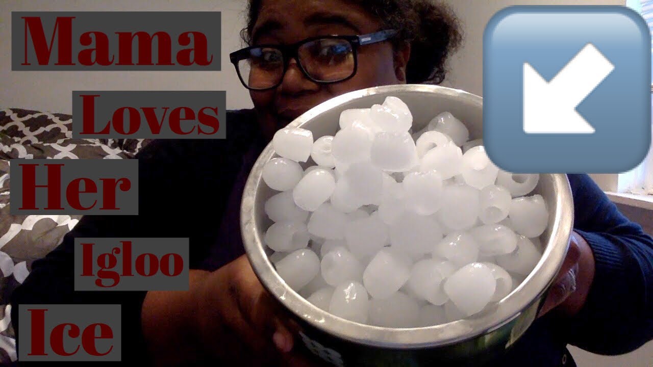 Crunchy Igloo Ice ️Ice Eating Show ️ - YouTube