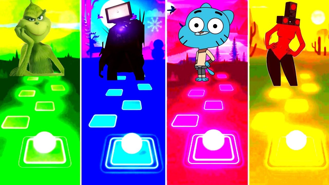 The Grinch Coffin 🆚 Skibidi Camera Man 🆚 Gumball The Joy 🆚 Skibidi Tv ...