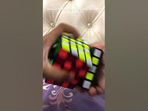 How to make checkerboard pattern on a 5 by 5. - YouTube