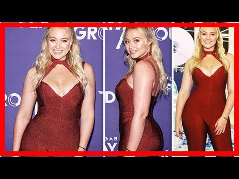 Iskra Lawrence risks EPIC camel toe as she shows off cleavage in figure-hugging jumpsuit