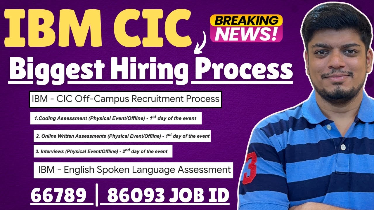 🔥IBM Finally CIC Offline Test | SVAR Test | IBM ASE Mass Hiring Updates ...