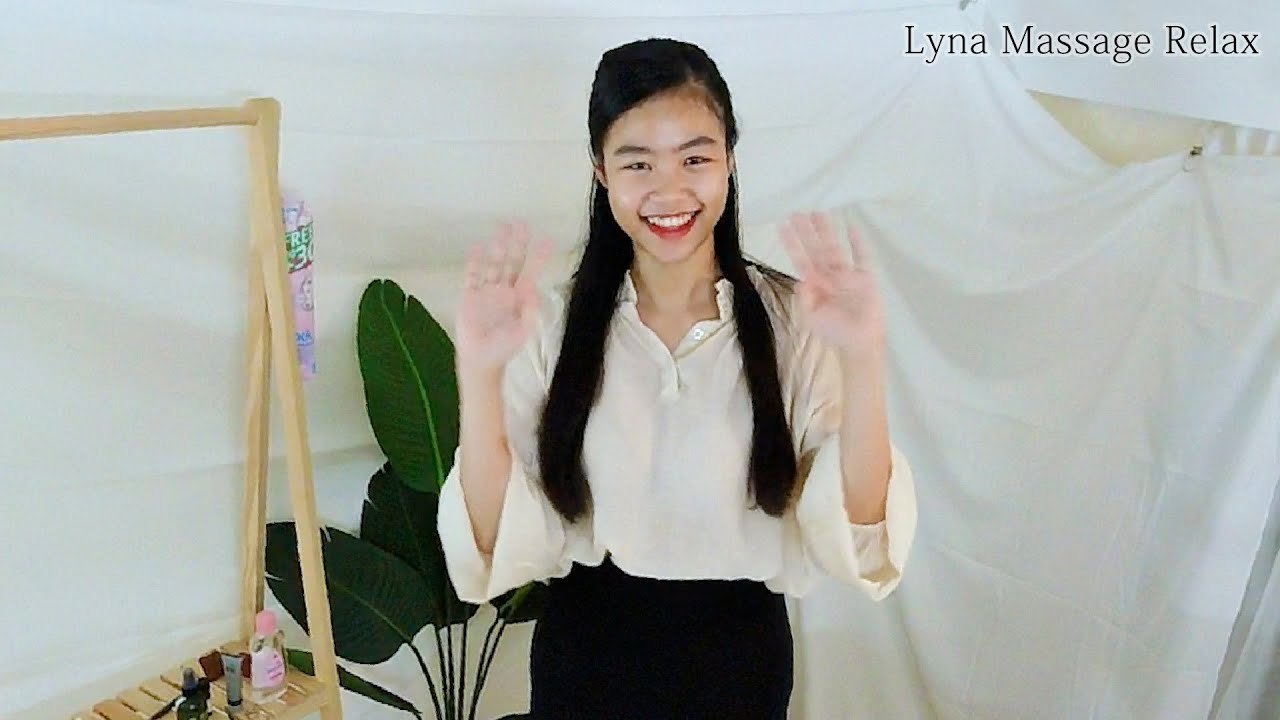 [ASMR] Lyna hair wash, Shampoo, face relax, relaxing every day - YouTube