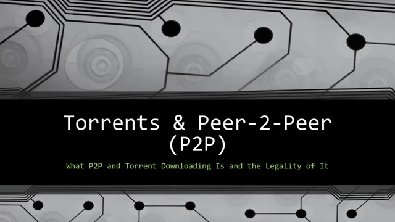 Torrents, P2P File Shareing, and Downloading - YouTube