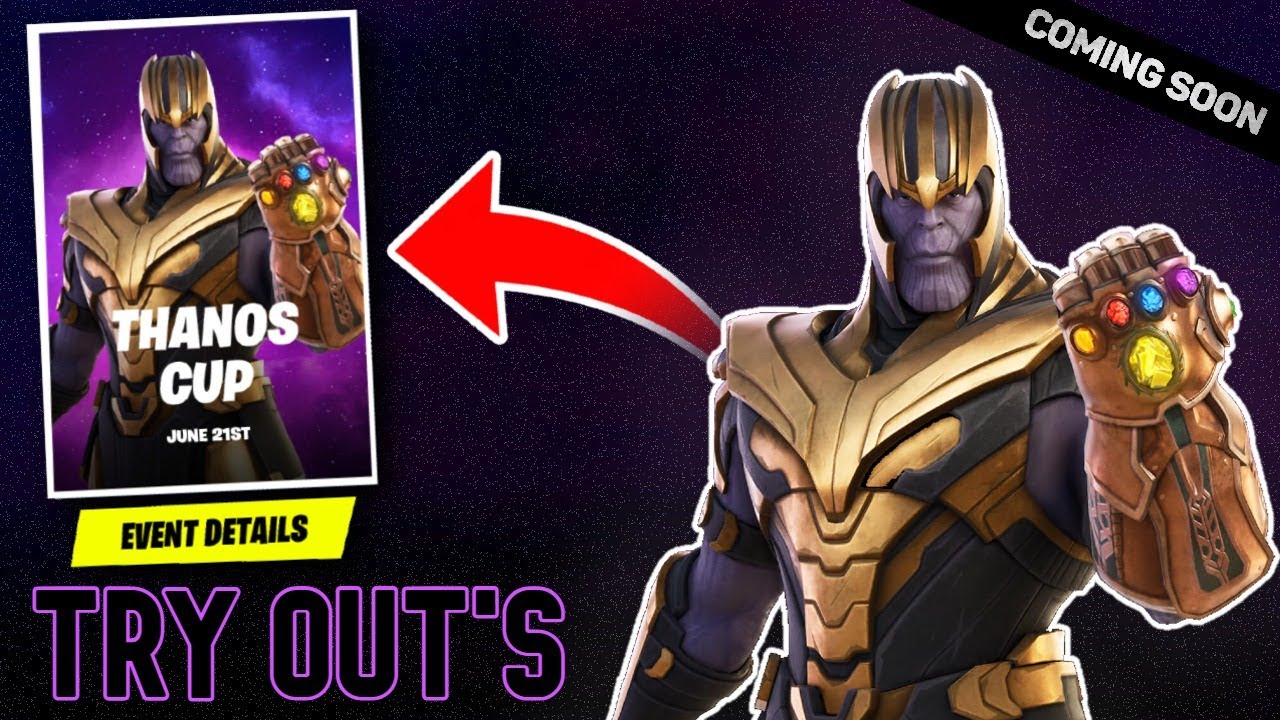 🔴 LIVE NEW *FREE* THANOS Cup Try outs | Tournament Info (Fortnite ...