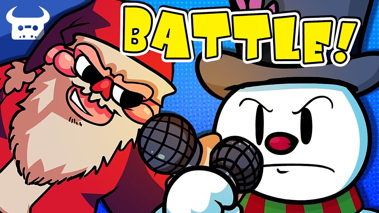 vs Santa |🎅 vs Frosty ⛄| FNF Christmas with Dan Bull (A Friday Night ...