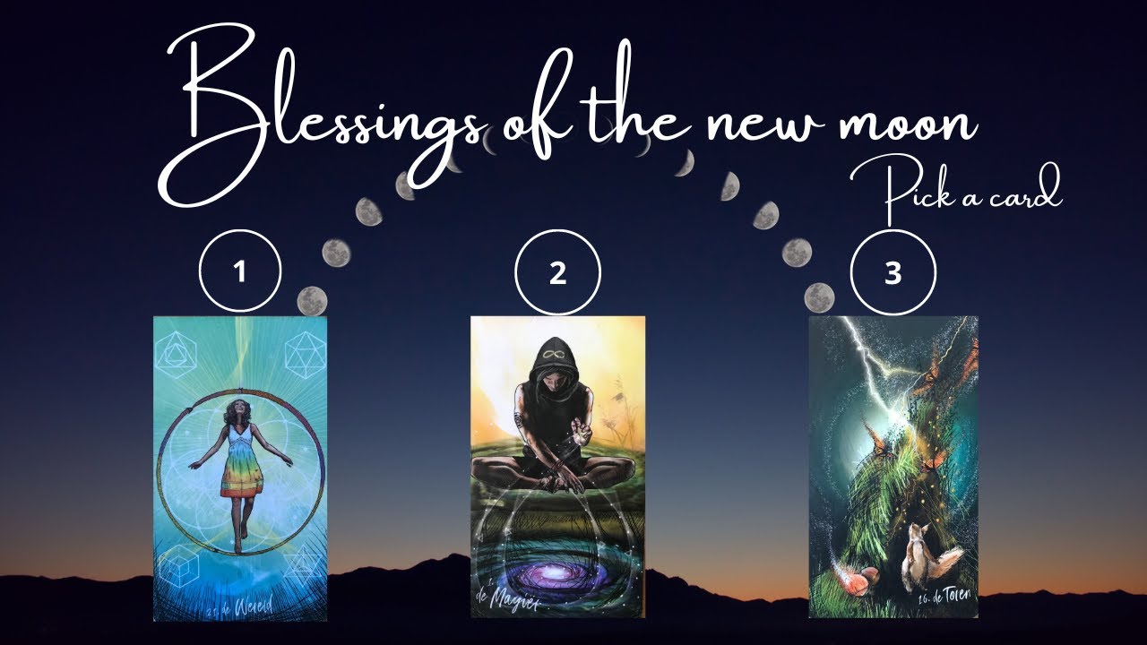 PICK A CARD 💖🔮 BLESSINGS OF THE NEW MOON 🔮💖 - YouTube