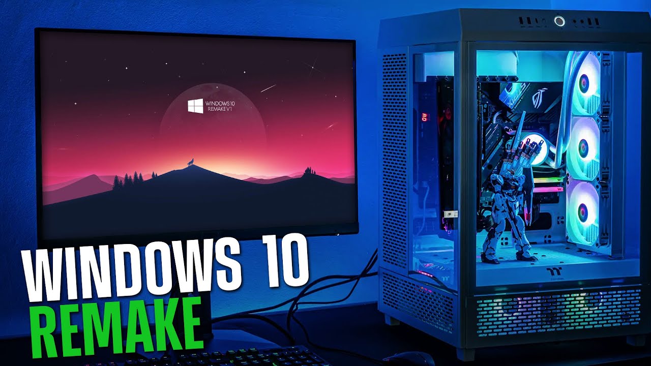 WINDOWS 10 REMAKE v1 TRAILER MEGA LITE REMASTERIZADO 2024 - YouTube