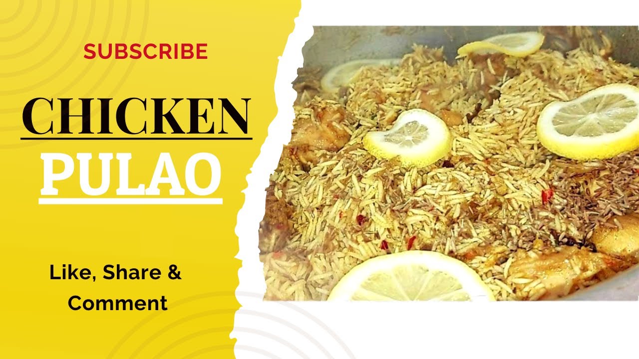 Chicken Pulao Recipe | Chicken Rice | Riso Al Pollo - YouTube