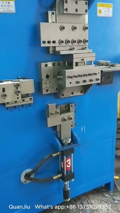 Automatic Hydraulic L-Shaped Angle Bracket Making Machine #machine ...